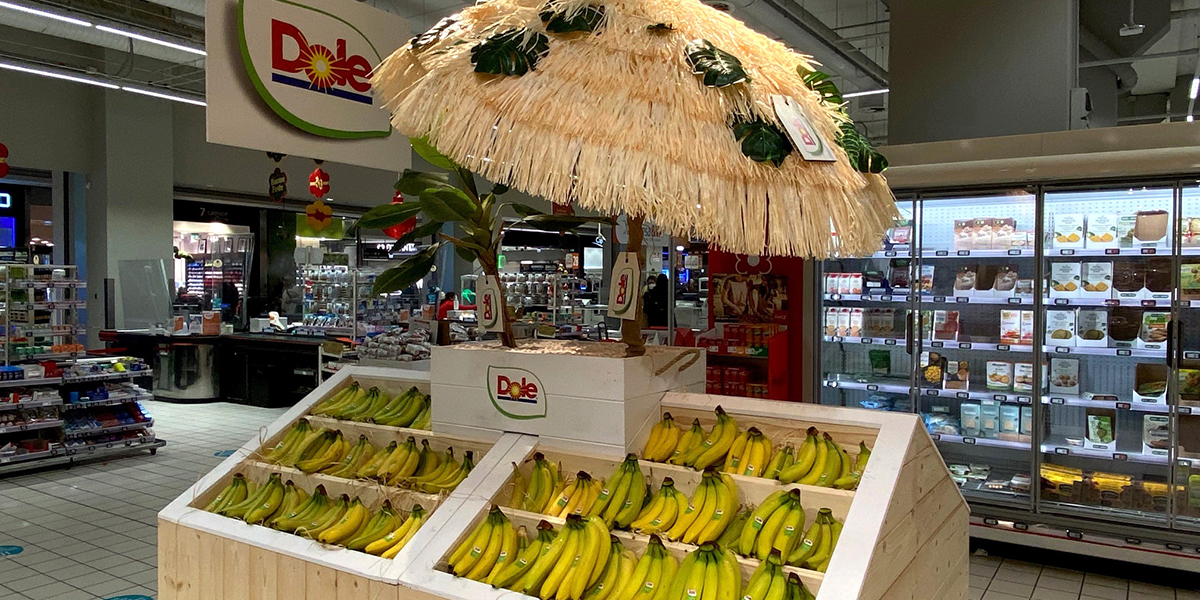 Dole, un'esposizione di livello in Spazio Conad - Italiafruit News