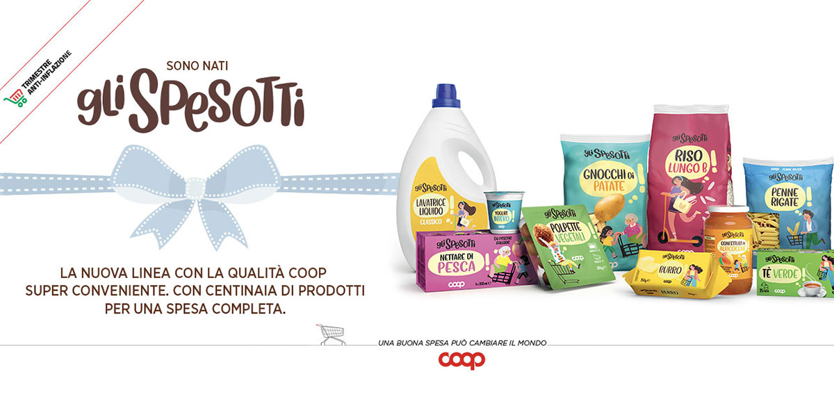 Gli Spesotti, ecco la nuova linea conveniente a marchio Coop ...