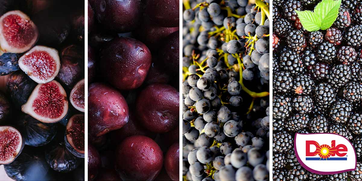 Frutti blu-viola, Dole ne racconta i benefici - Italiafruit News