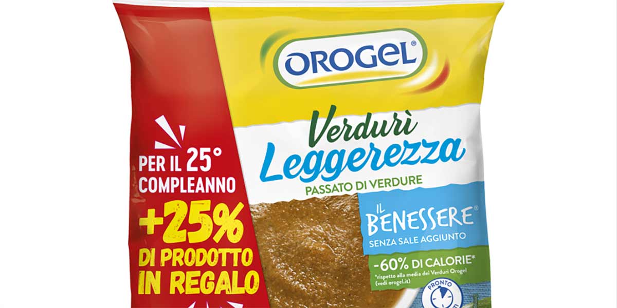 Orogel festeggia i primi 25 anni di Verdurì con uno speciale pack ...