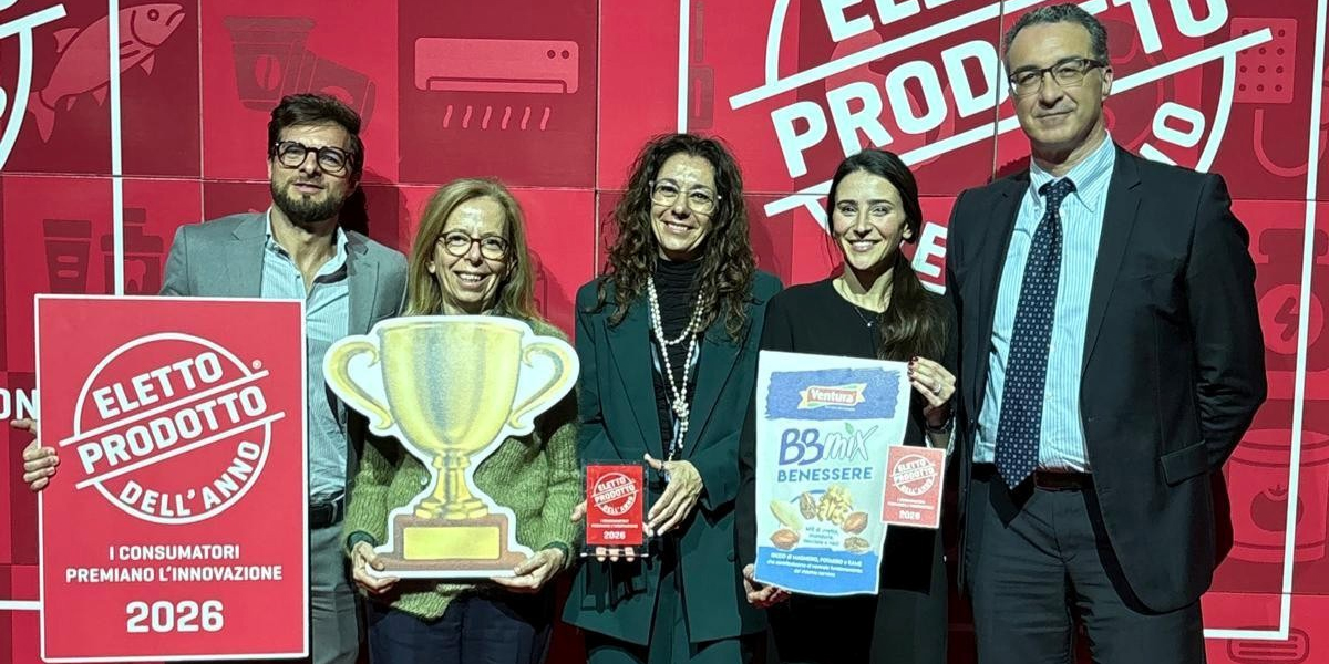 Ventura BBmix eletto Prodotto dell’Anno 2026 nella frutta secca ...
