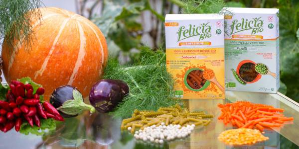 Gruppo Andriani firma la pasta di legumi Felicia Bio - Italiafruit News